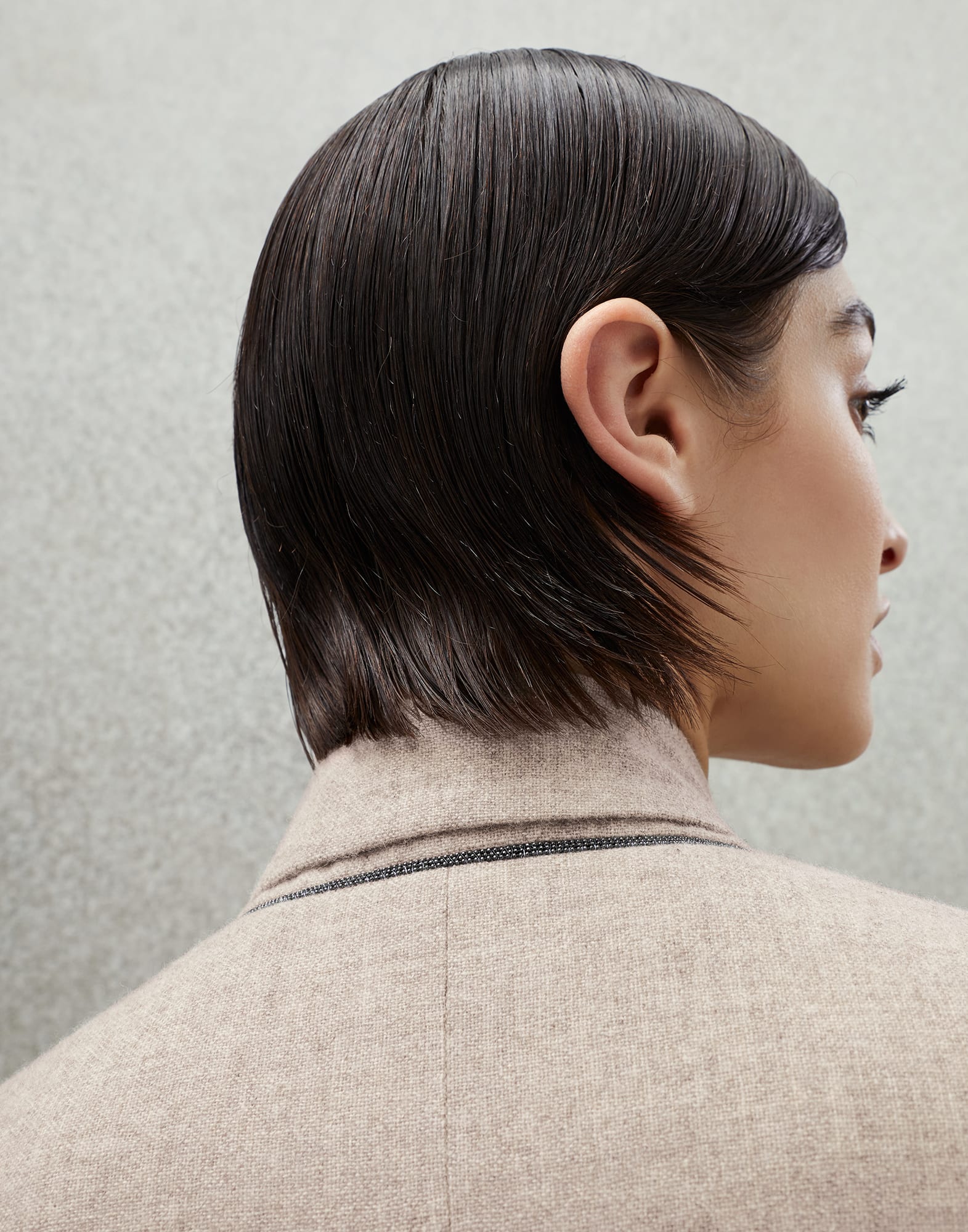 Yak fabric blazer (232MD9662495) for Woman | Brunello Cucinelli