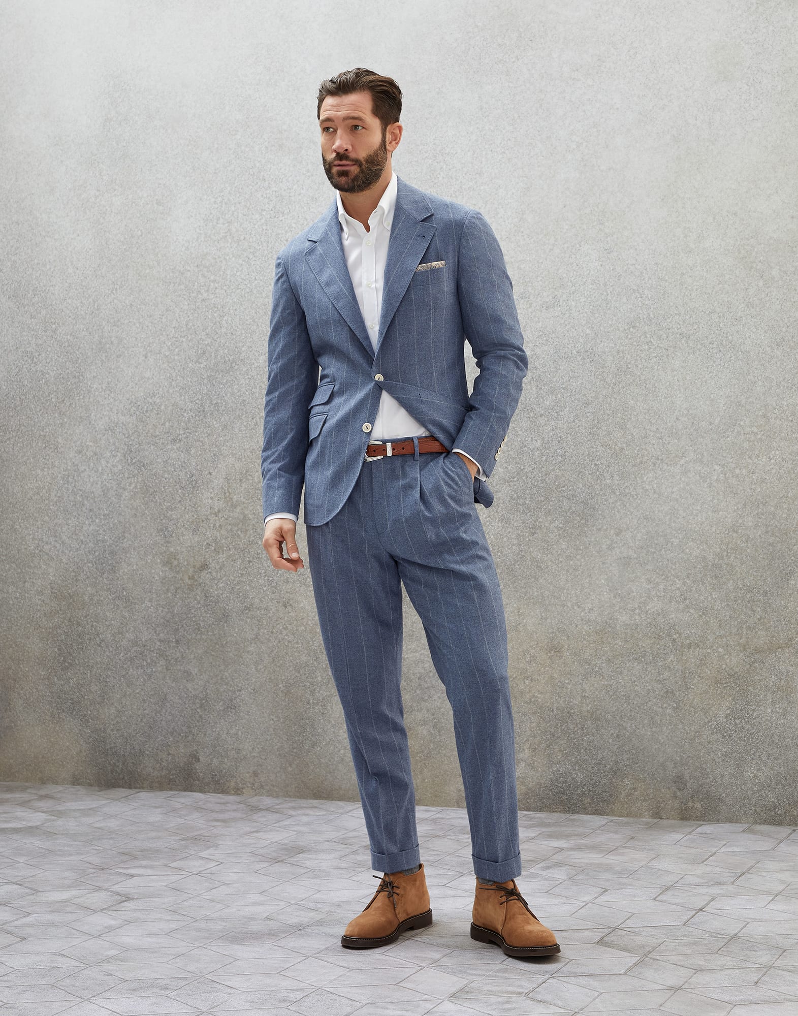 Trajes elegantes y combinados de hombre | Brunello Cucinelli