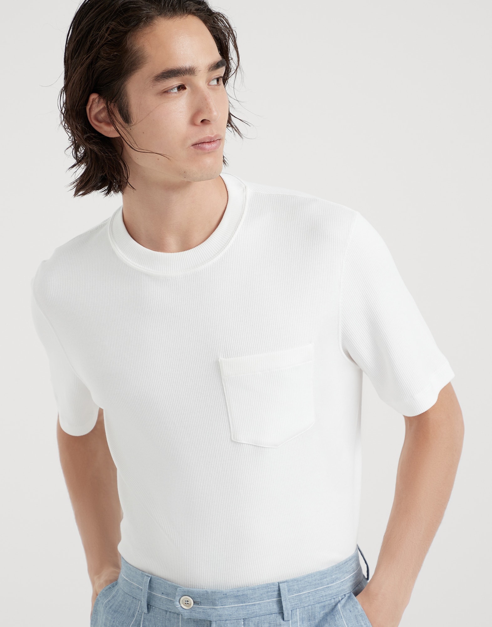 クルーネック Tシャツ 241mw8397197 For メンズ Brunello Cucinelli