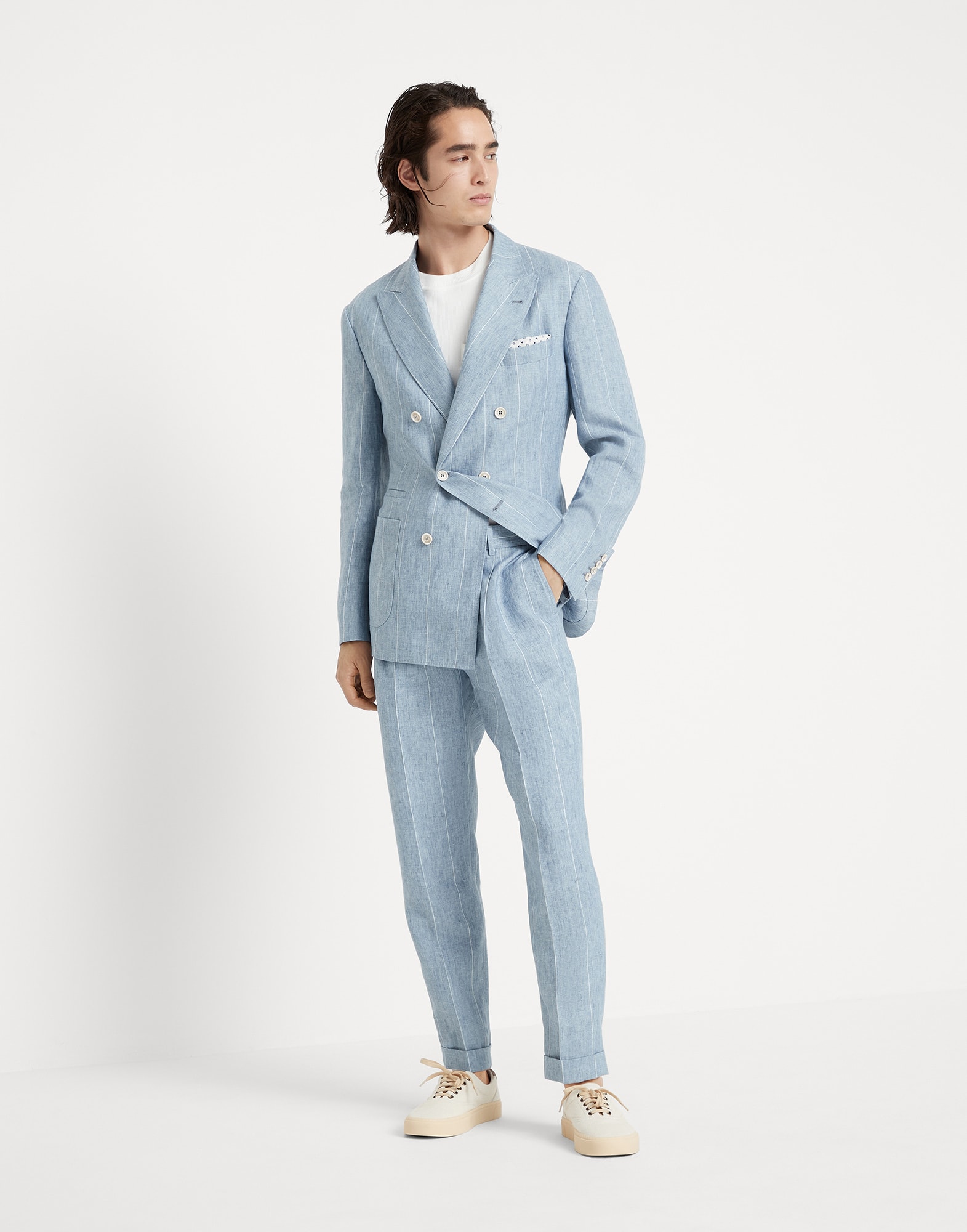 クルーネック Tシャツ 241mw8397197 For メンズ Brunello Cucinelli