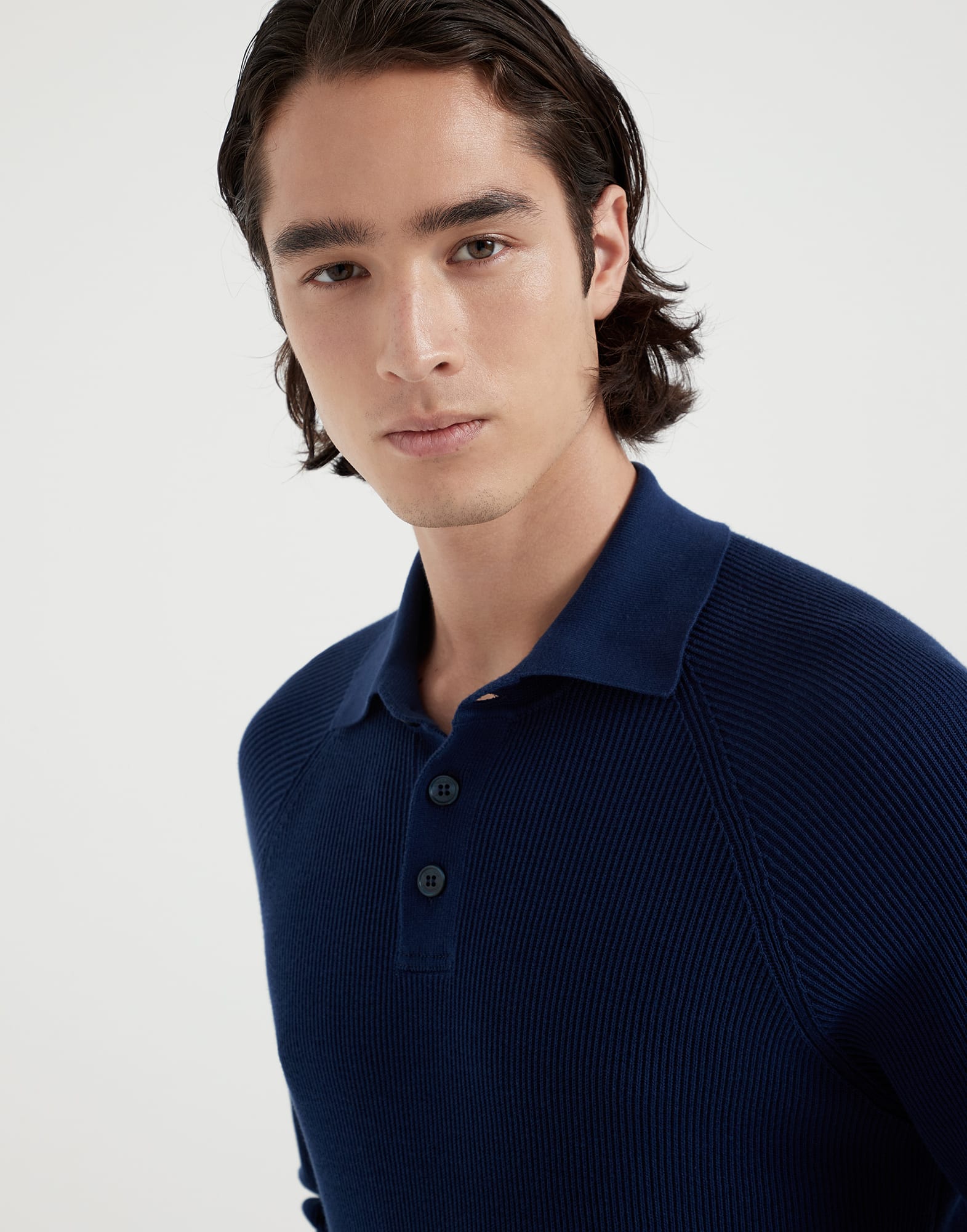 Polo-style sweater (241M29400105) for Man | Brunello Cucinelli