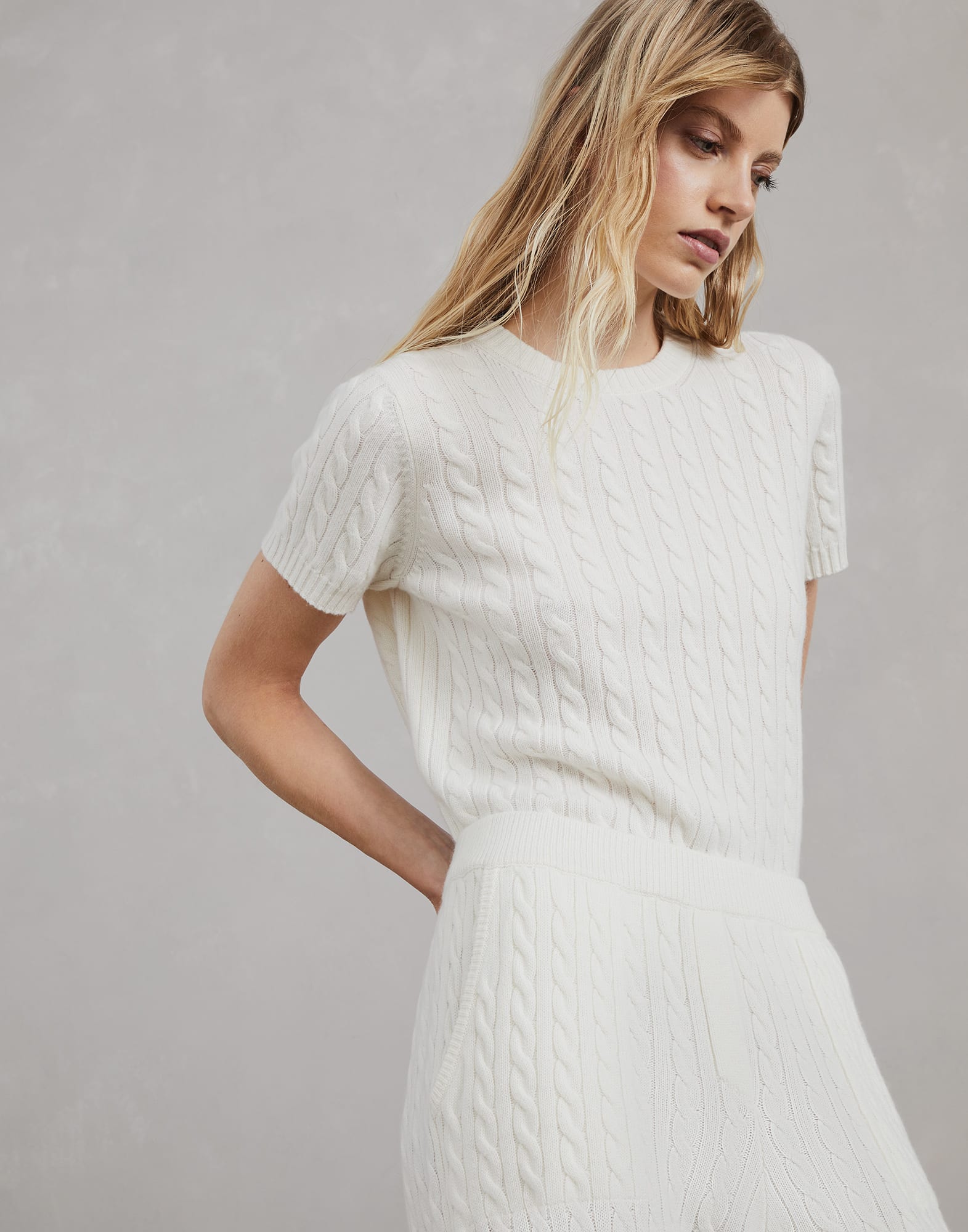 Pantalon en maille de cachemire (242M12737099C2723) pour Femme ...