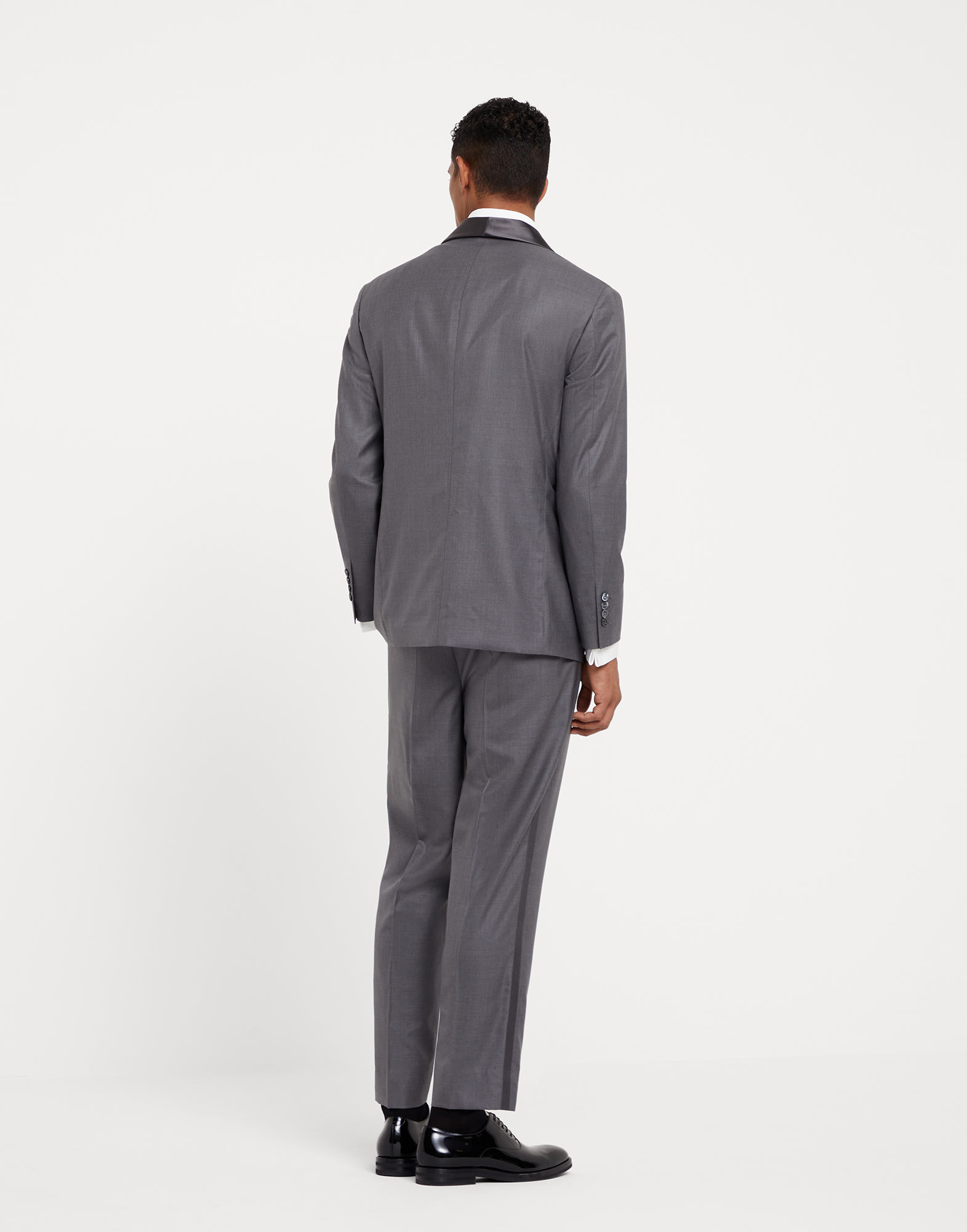 Tuxedo with shawl lapel (242MF460AS18CE498) for Man | Brunello Cucinelli