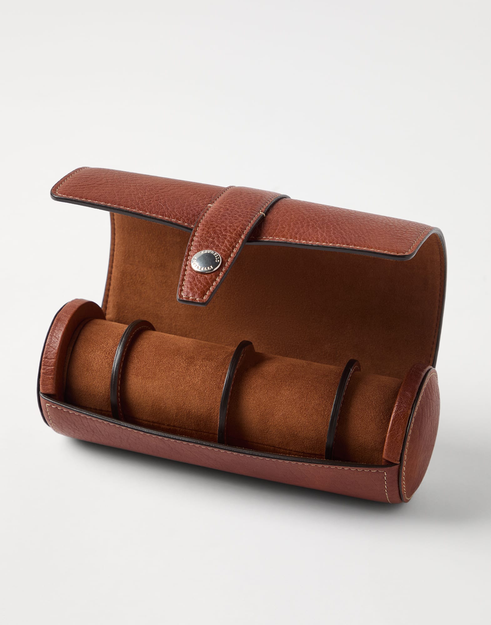 Calfskin watch case (242MWZIU161C6608) for Man | Brunello Cucinelli