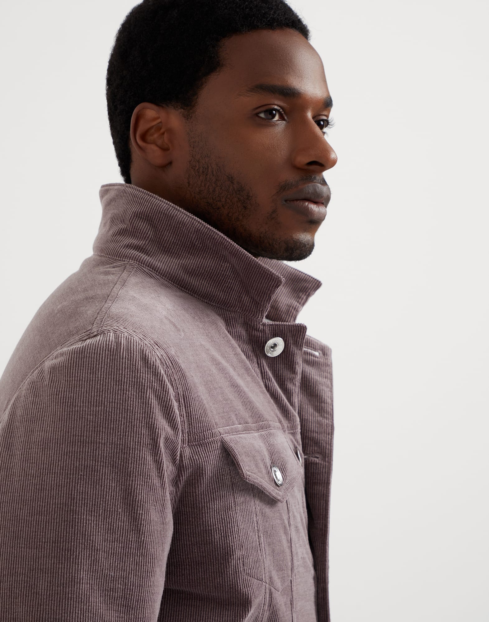 Four-pocket jacket with padding (242MQ4356880CBO35) for Man | Brunello ...