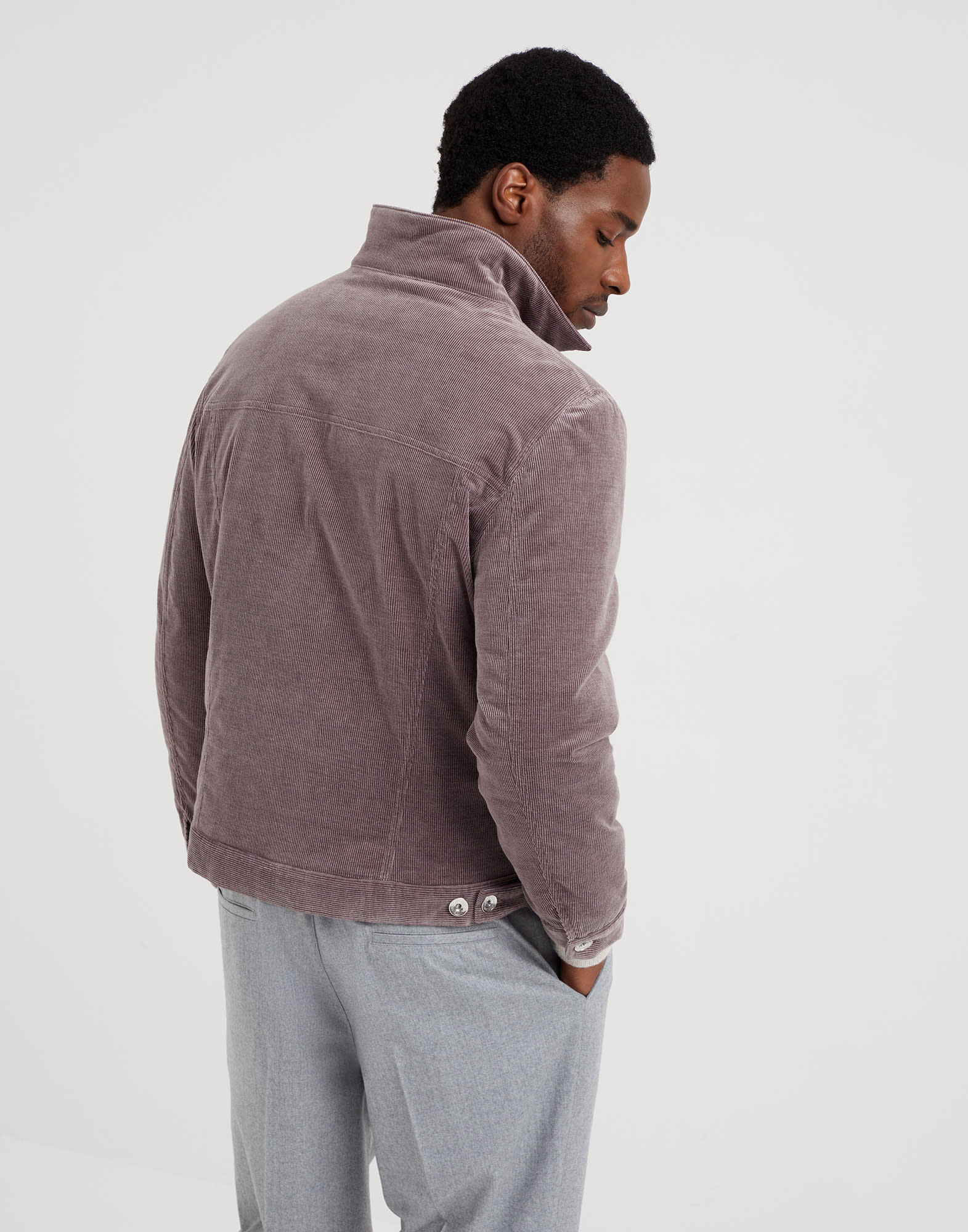 Four-pocket jacket with padding (242MQ4356880CBO35) for Man | Brunello ...