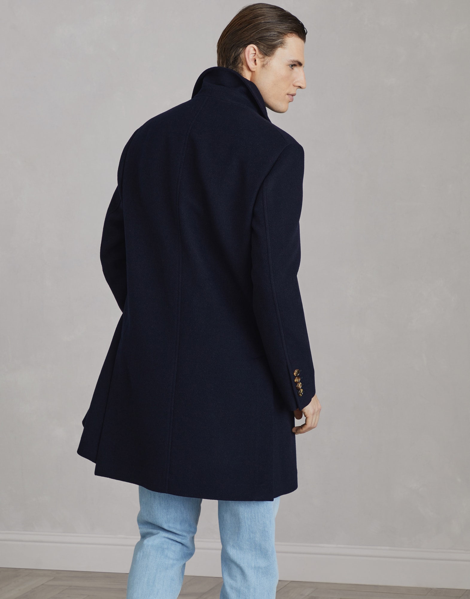 Double beaver coat (242MY4419145CO152) for Man | Brunello Cucinelli