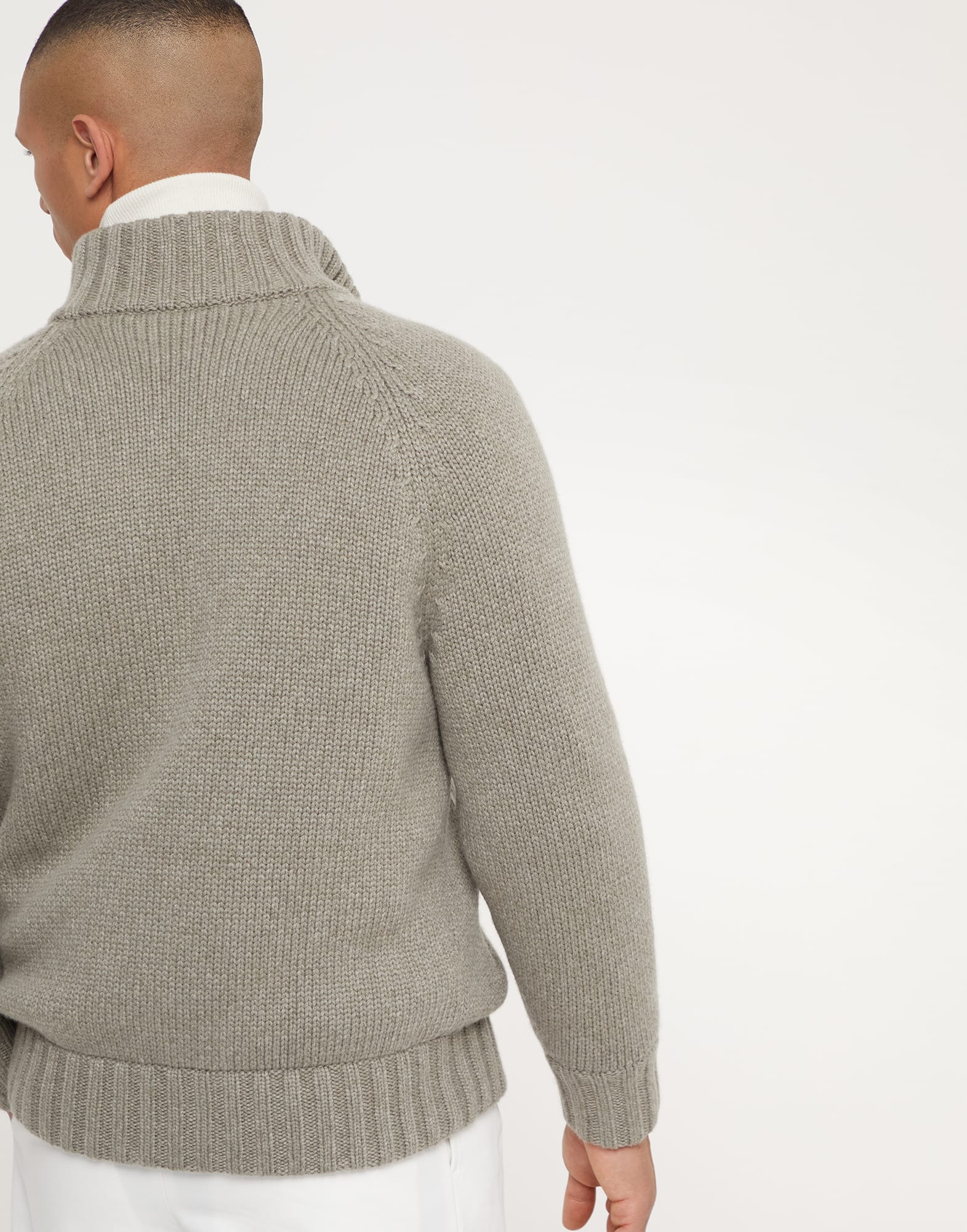 Knit jacket with padding