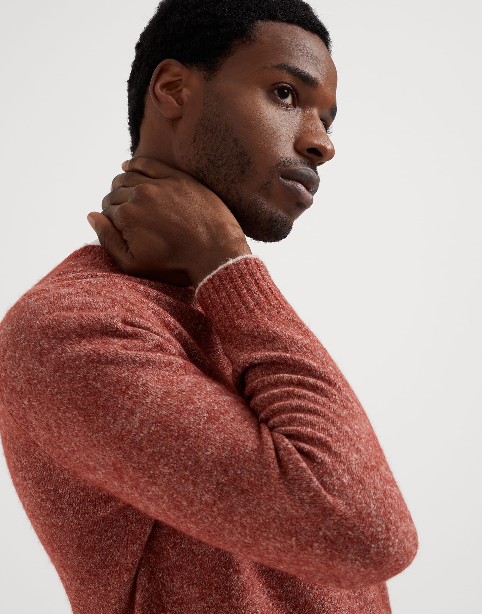 Knop yarn sweater (242MSO706800CND11) for Man | Brunello Cucinelli