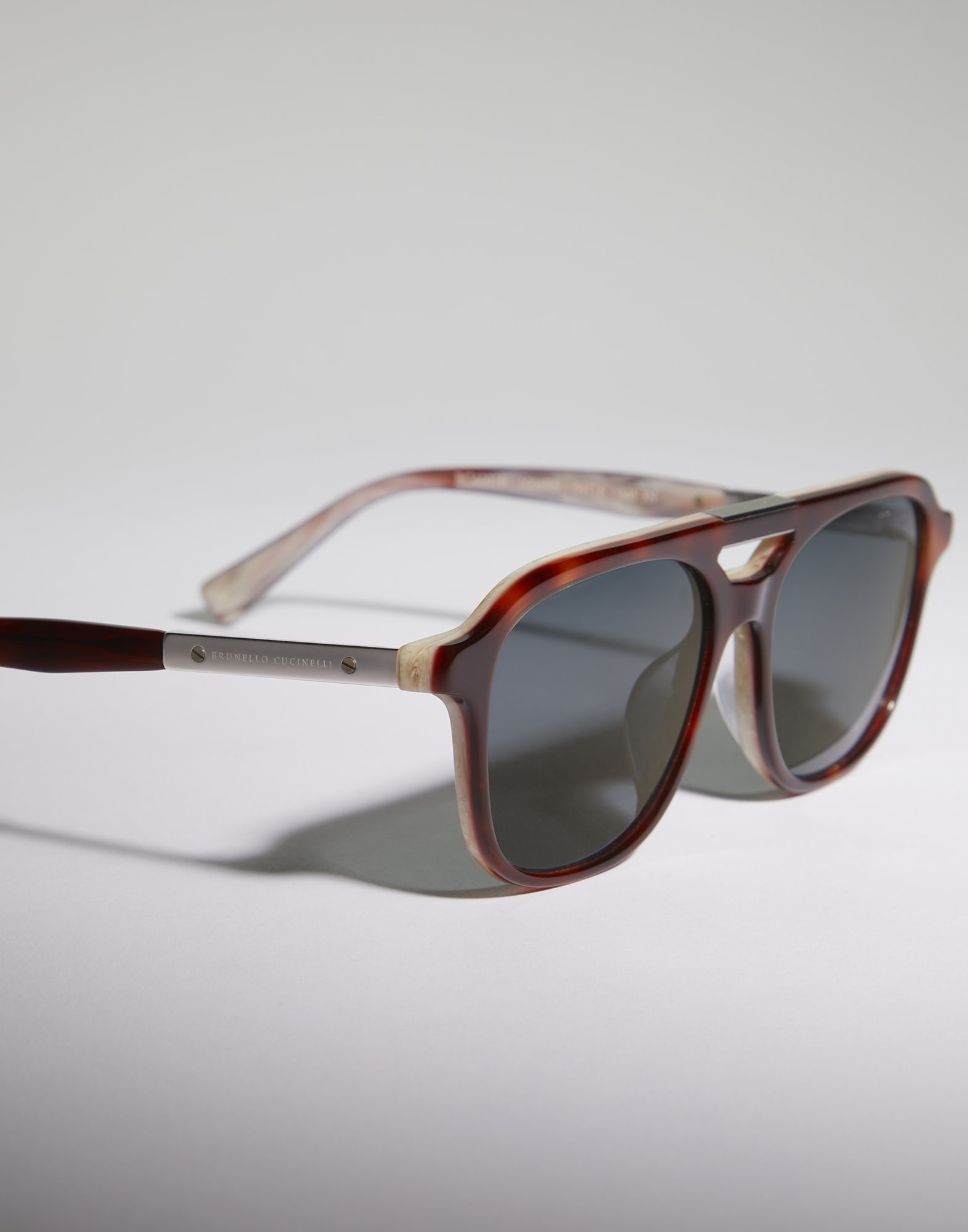 Aviator acetate sunglasses (242MOCMULTS11CHQ10) | Brunello Cucinelli